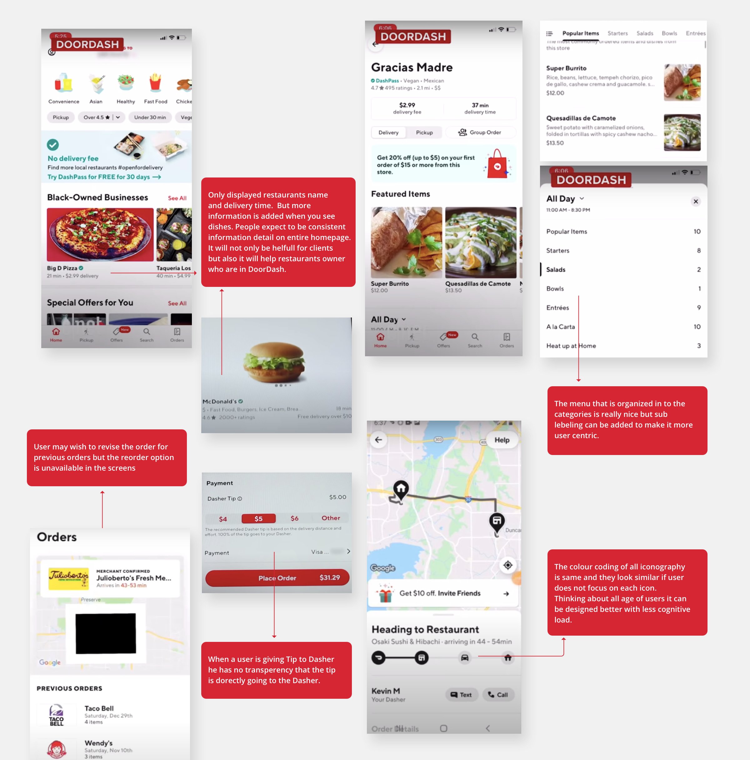 Redesigning Doordash App Using Design Thinking Approach